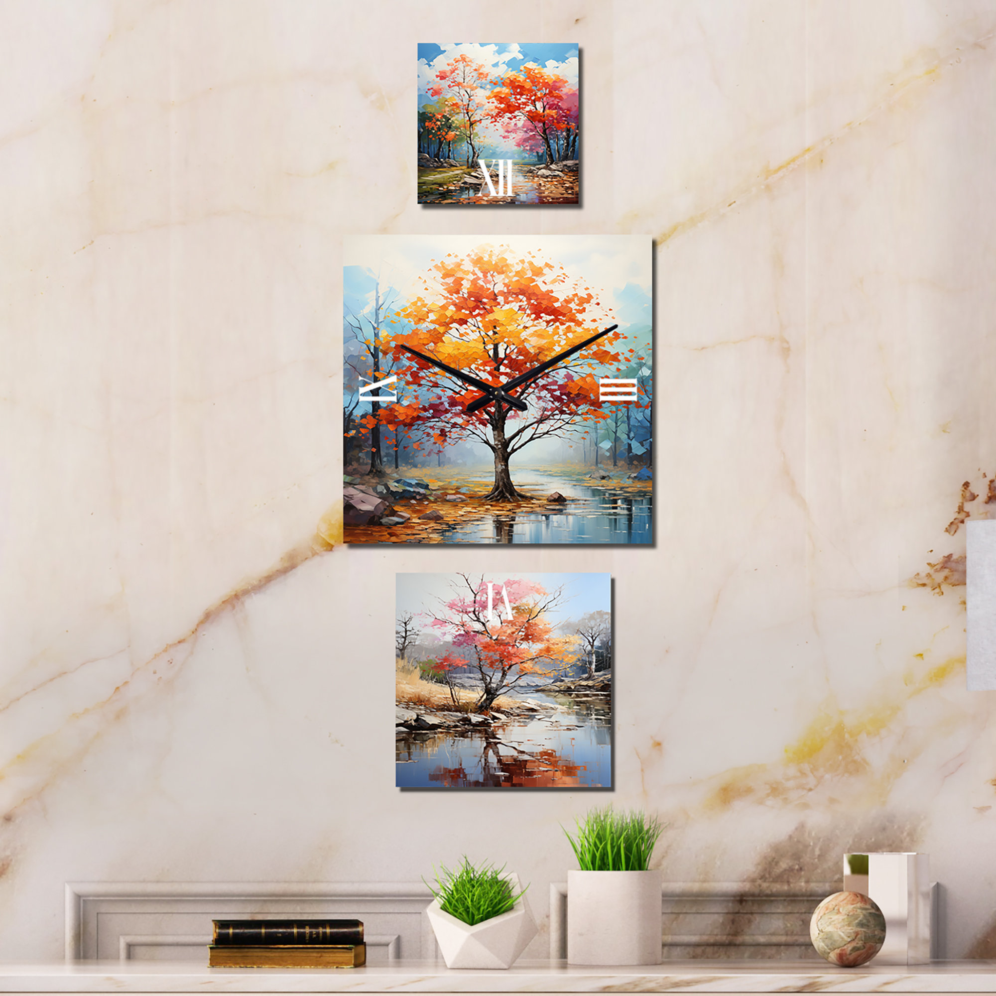 Latitude Run® Alive Colours Maple Trees - Trees Multipanel Traditional ...