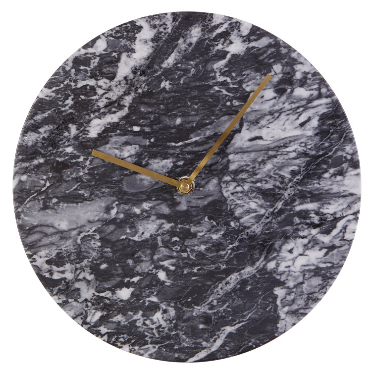 Metro Lane Alejandro Marble Wall Clock & Reviews | Wayfair.co.uk