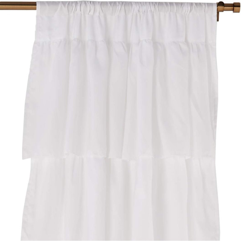 Willa Arlo™ Interiors Soshana Pleated Layer Curtains for Living Room ...