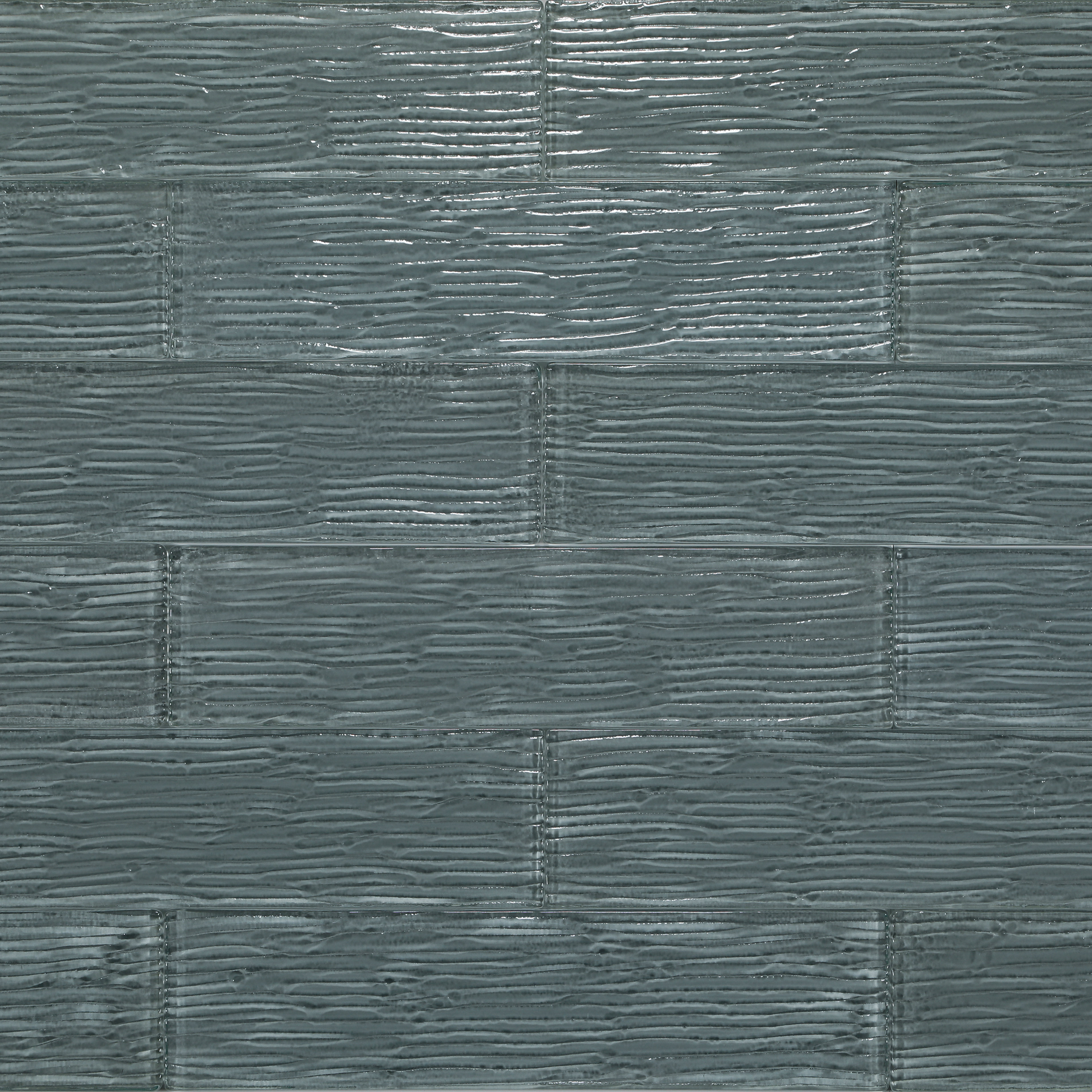 Dovecove Brendon 3" x 12" Crystal Glass Brick Wave Subway Wall Tile ...