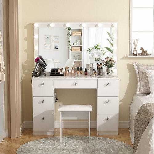 Bedroom & Makeup Vanity Sets | Wayfair