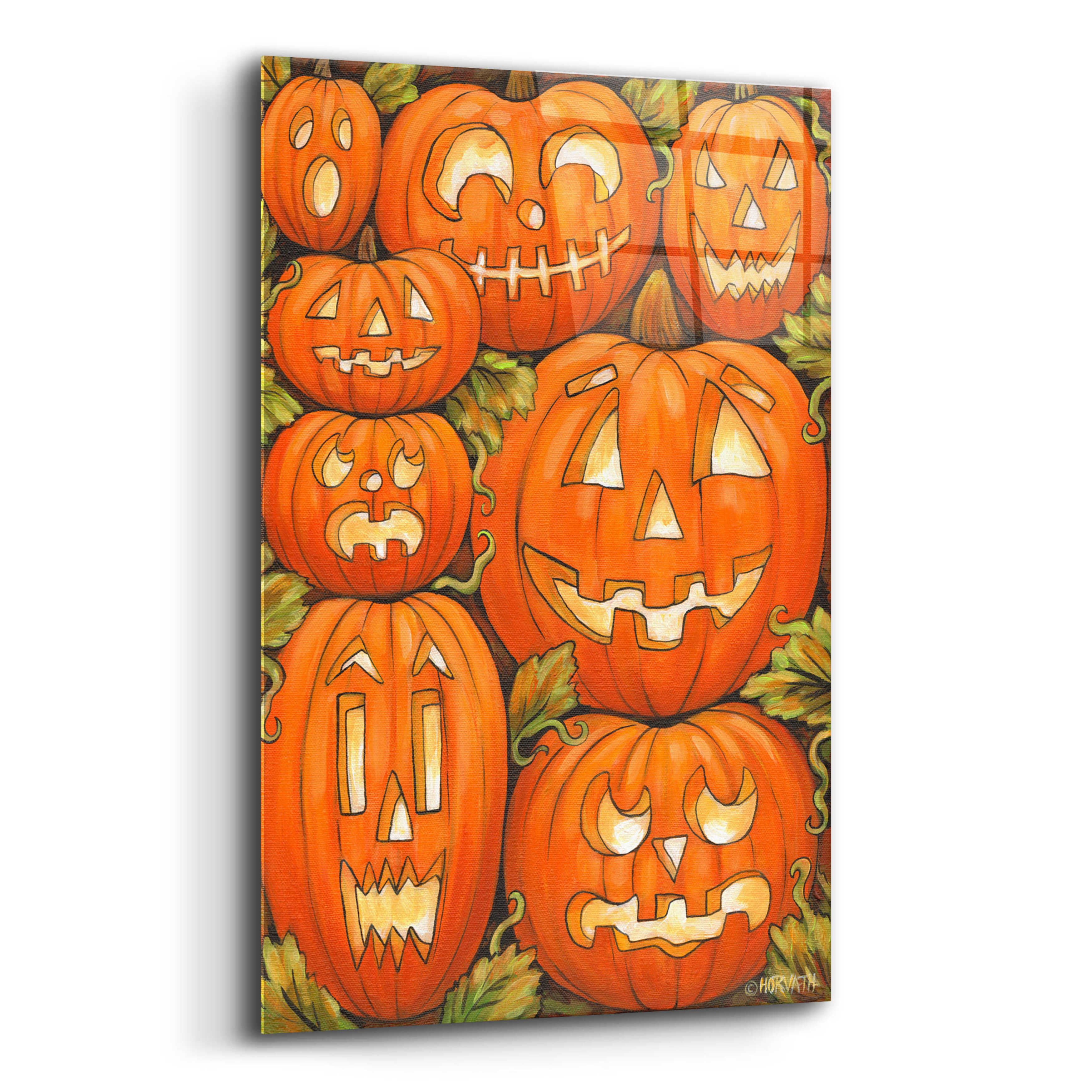 The Holiday Aisle® Jack O Lanterns by Cathy Horvath-Buchanan - Unframed ...