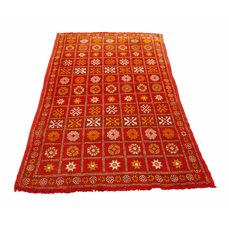 Natur Pur 187 X 117 Red/Orange Area Rug | Wayfair.co.uk
