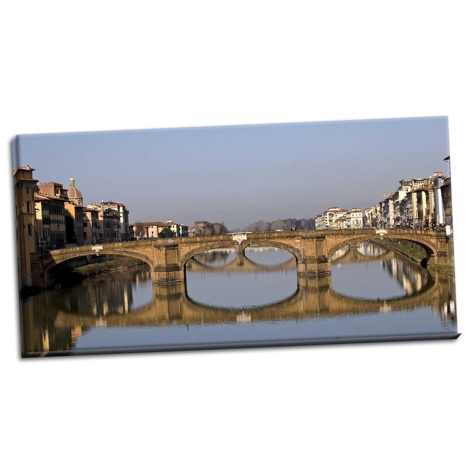 Fleur De Lis Living 'Tuscan Bridge I' Photographic Print on Wrapped ...