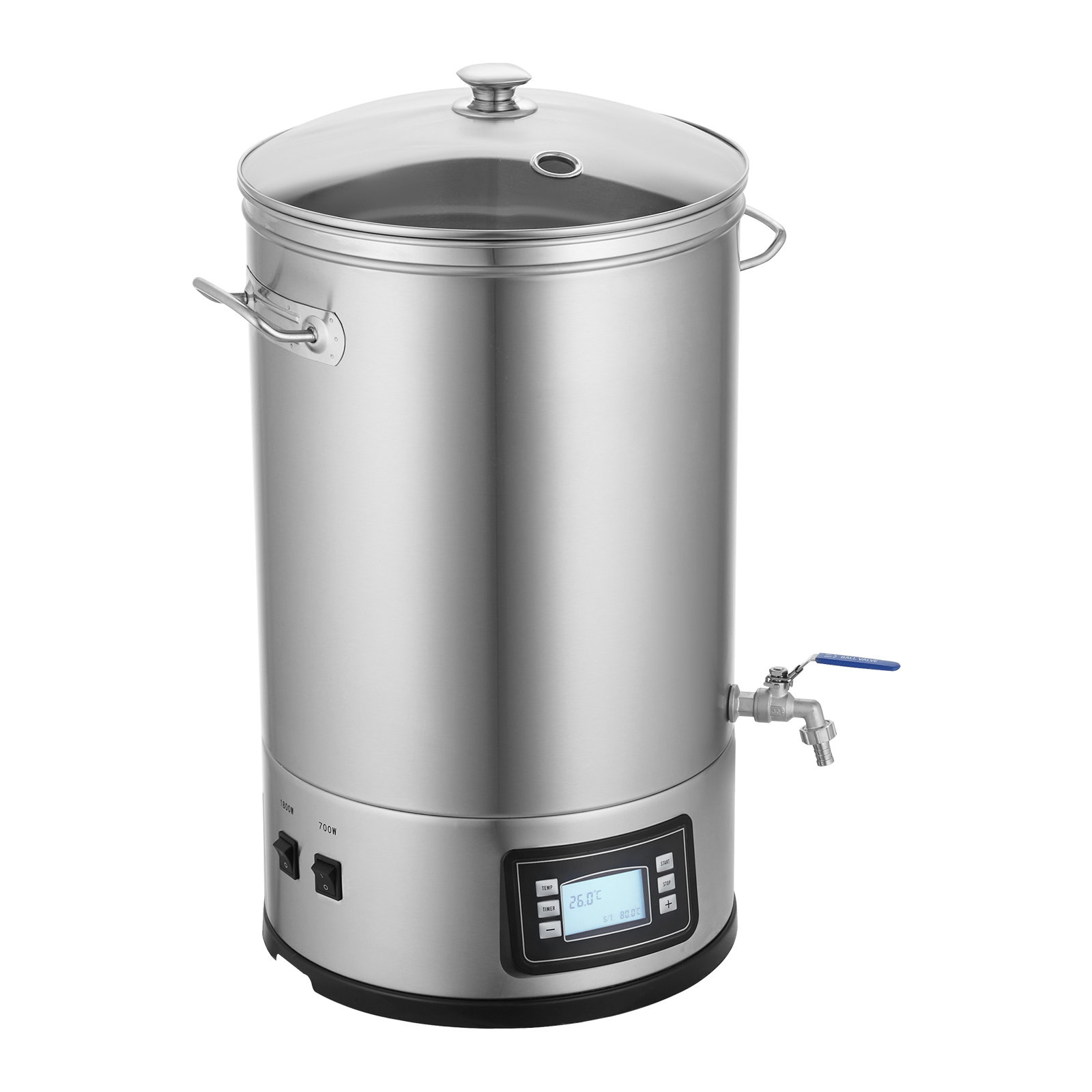 VEVOR 9 Gallons Stainless Steel Brew Kettle | Wayfair