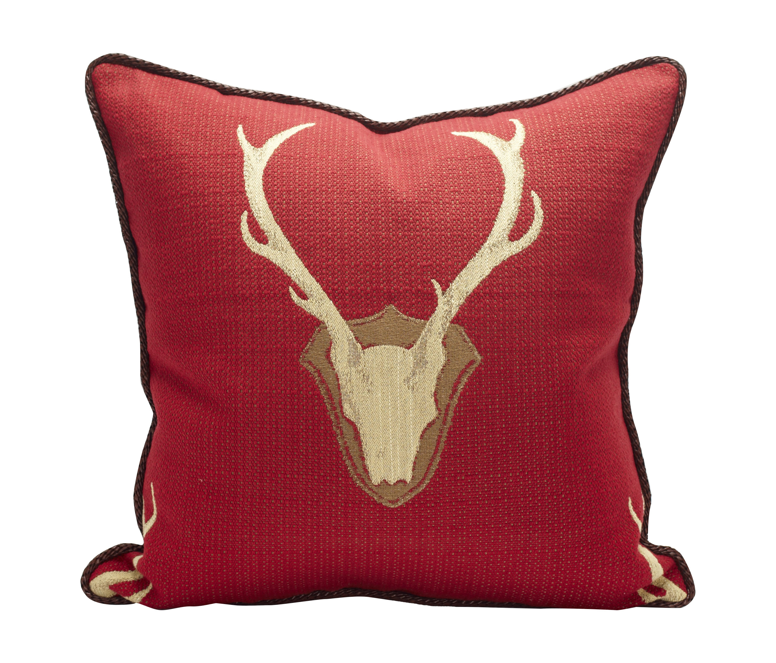 Daniel Design Studio Oh Deer Cotton Feathers Throw Pillow & Reviews ...