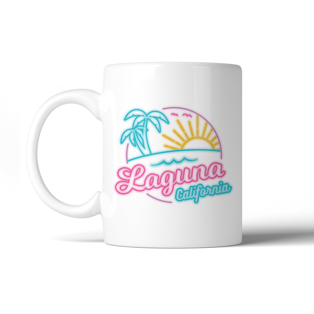 Rosecliff Heights Colin Neon Sign-Laguna Coffee Mug | Wayfair