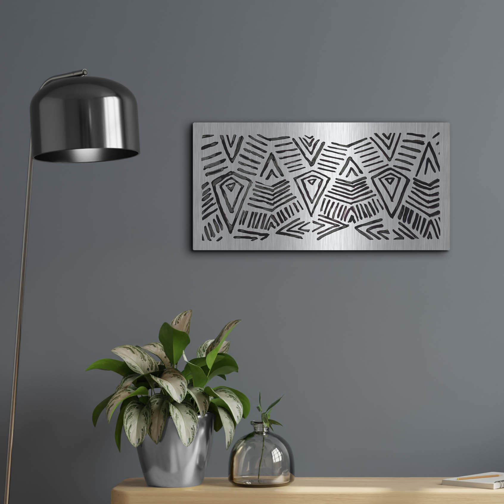 Union Rustic Tribal Panel' by Stellar Design Studio Metal Wall Art ...
