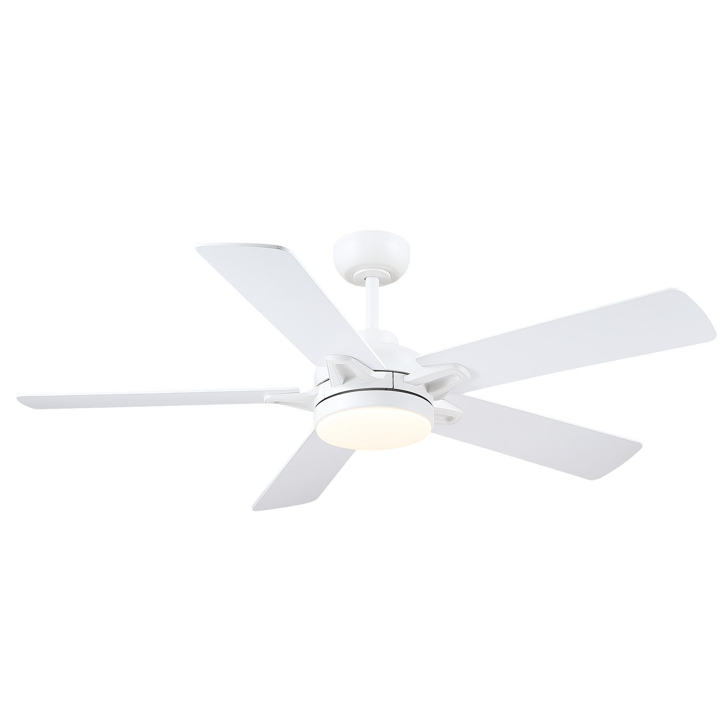 Ebern Designs 52 Inch Ceiling Fan With Lights And Remote Control,Low ...