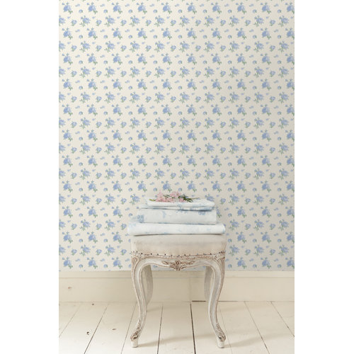 LoveShackFancy Rose Small Print 33' L x 20.5" W Wallpaper Roll ...