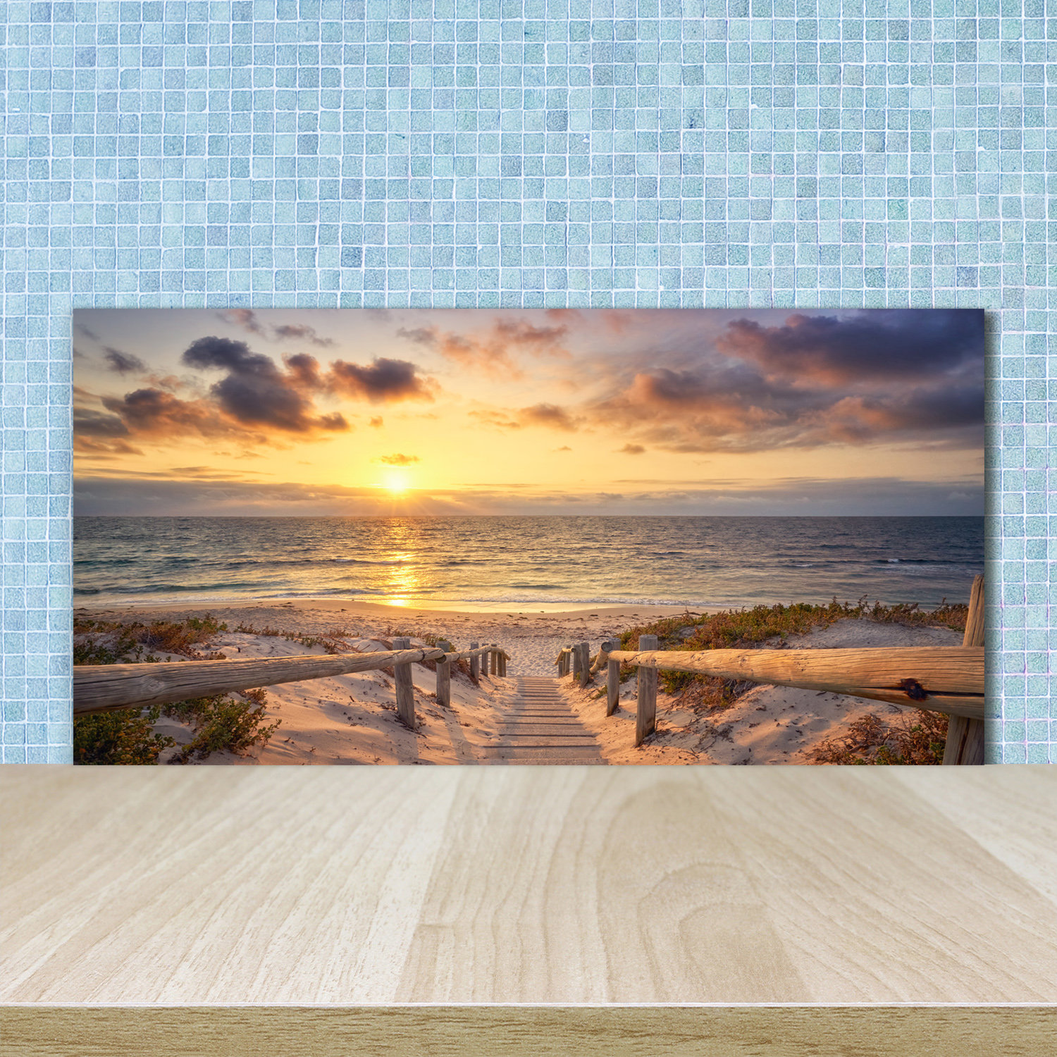 Highland Dunes Amaker 50cm x 100cm Glass Panel | Wayfair.co.uk