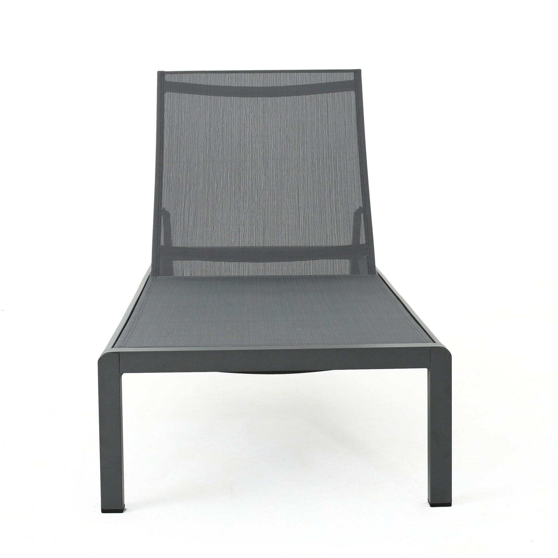 Hokku Designs 2 Gray Outdoor Mesh Chaise Lounge , , Stylish Seating 2 ...