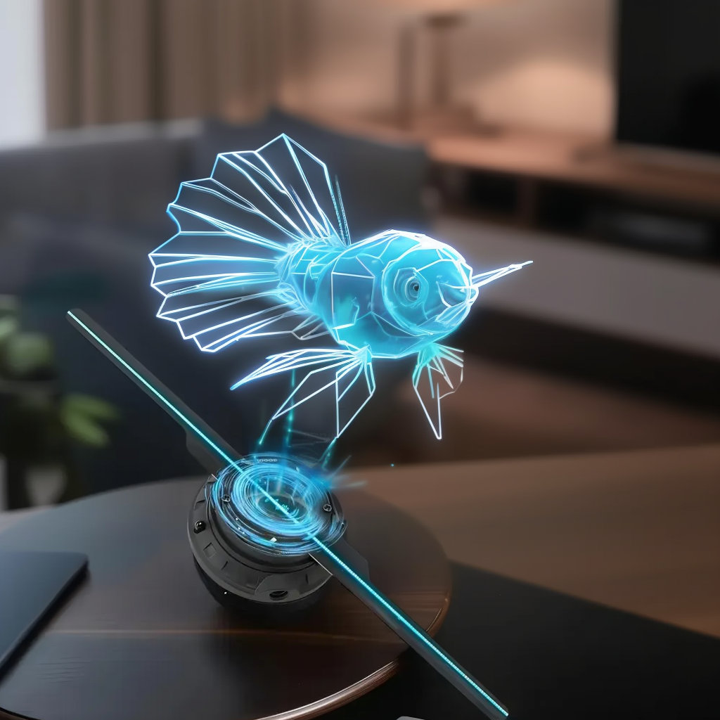 Highland Dunes 3d Hologram Fan Holographic Video Projector | Wayfair