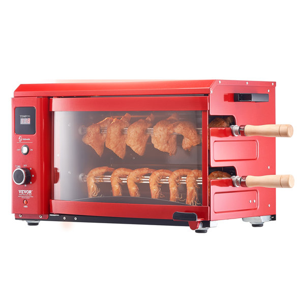 VEVOR Stainless Steel Shawarma Grill Machine Electric Gyro Rotisserie ...