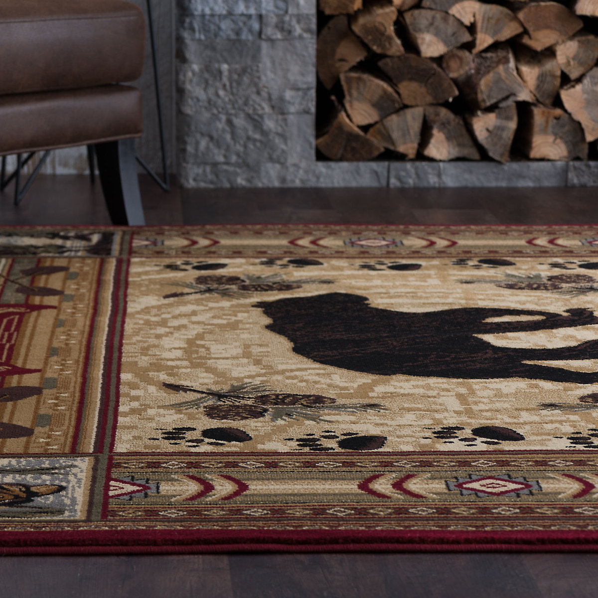 Threadbind Southwestern Brown/Red Area Rug & Reviews | Wayfair