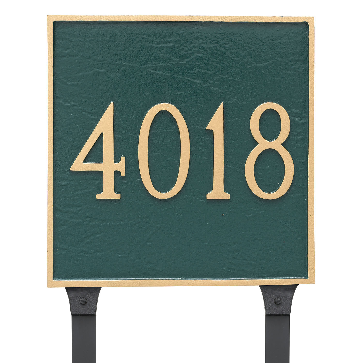 Montague Metal Products Inc. Classic Square Large One Line Address Sign ...