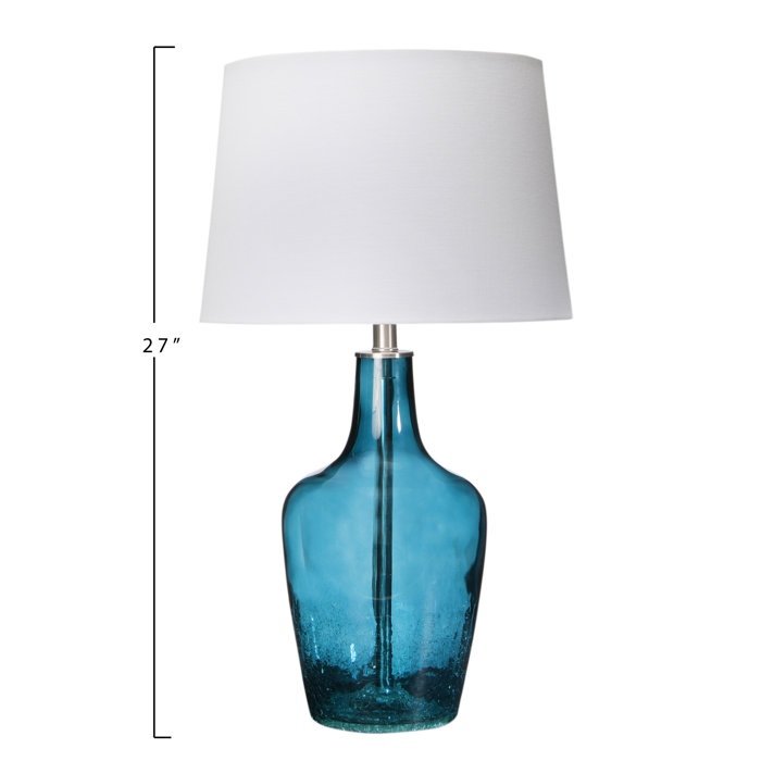 Rosecliff Heights Avangelina Glass Table Lamp & Reviews | Wayfair