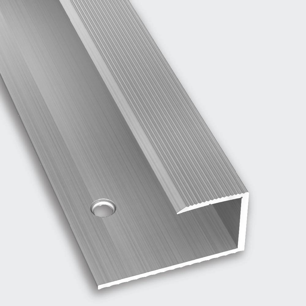 Versatrim AEC-C-125-A1-C, Aluminum End Cap Edge, 11-12.5mm floors | Wayfair