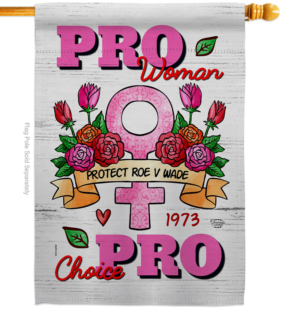 Ornament Collection Pro Women 2-Sided Polyester 40 x 28 in. Banner ...