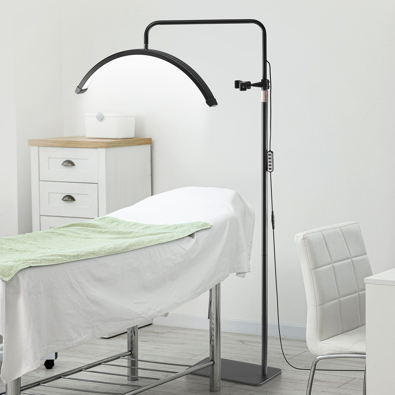 Wrought Studio™ Half Moon Light for Esthetician 23inch Dimmable LED ...