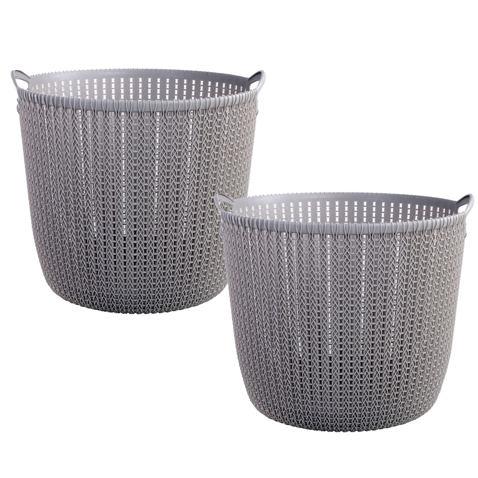 Rebrilliant 2 Pack Laundry Storage Plastic Basket | Wayfair
