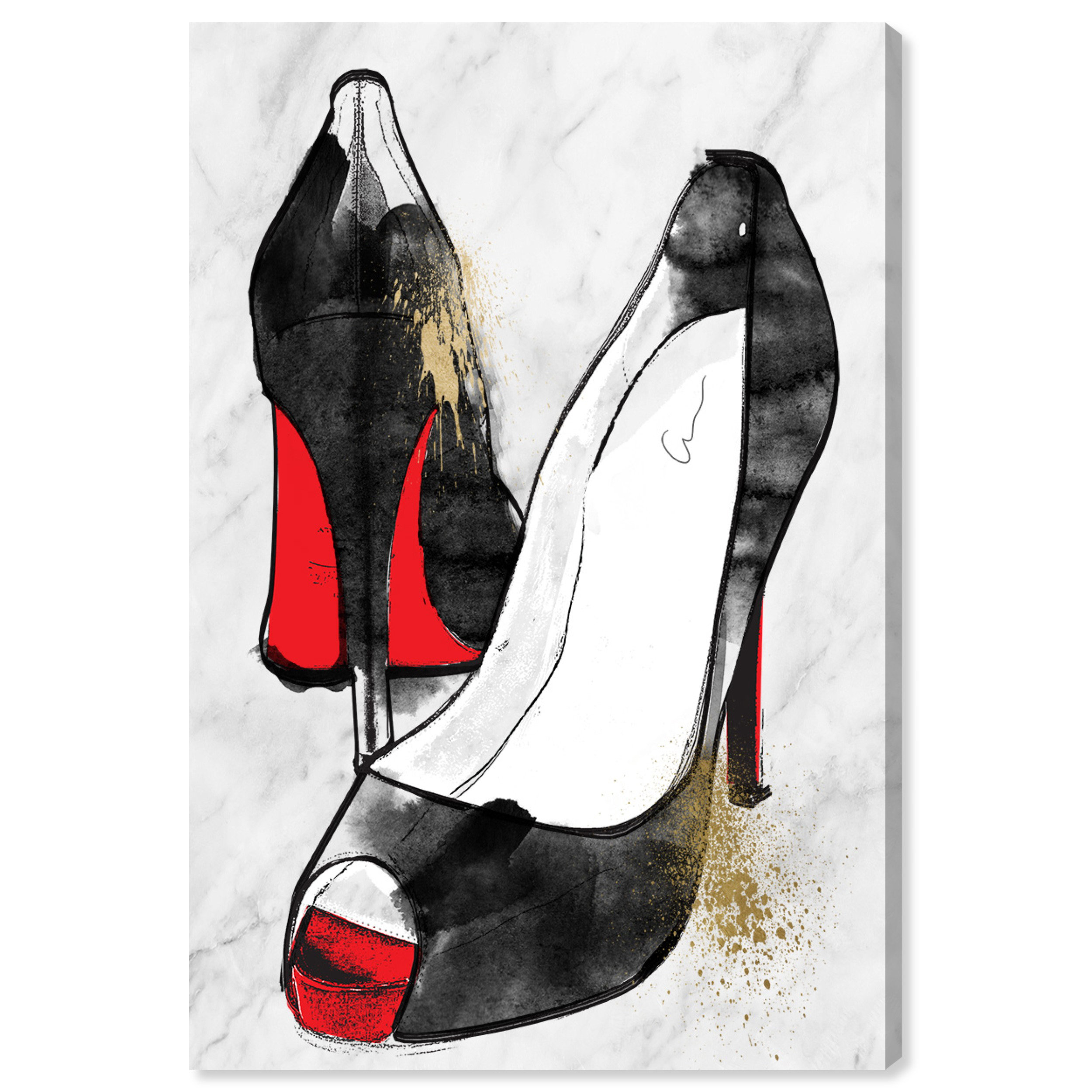 Oliver Gal Prints 'My Own Stilettos' - Painting on Canvas - Wayfair Canada