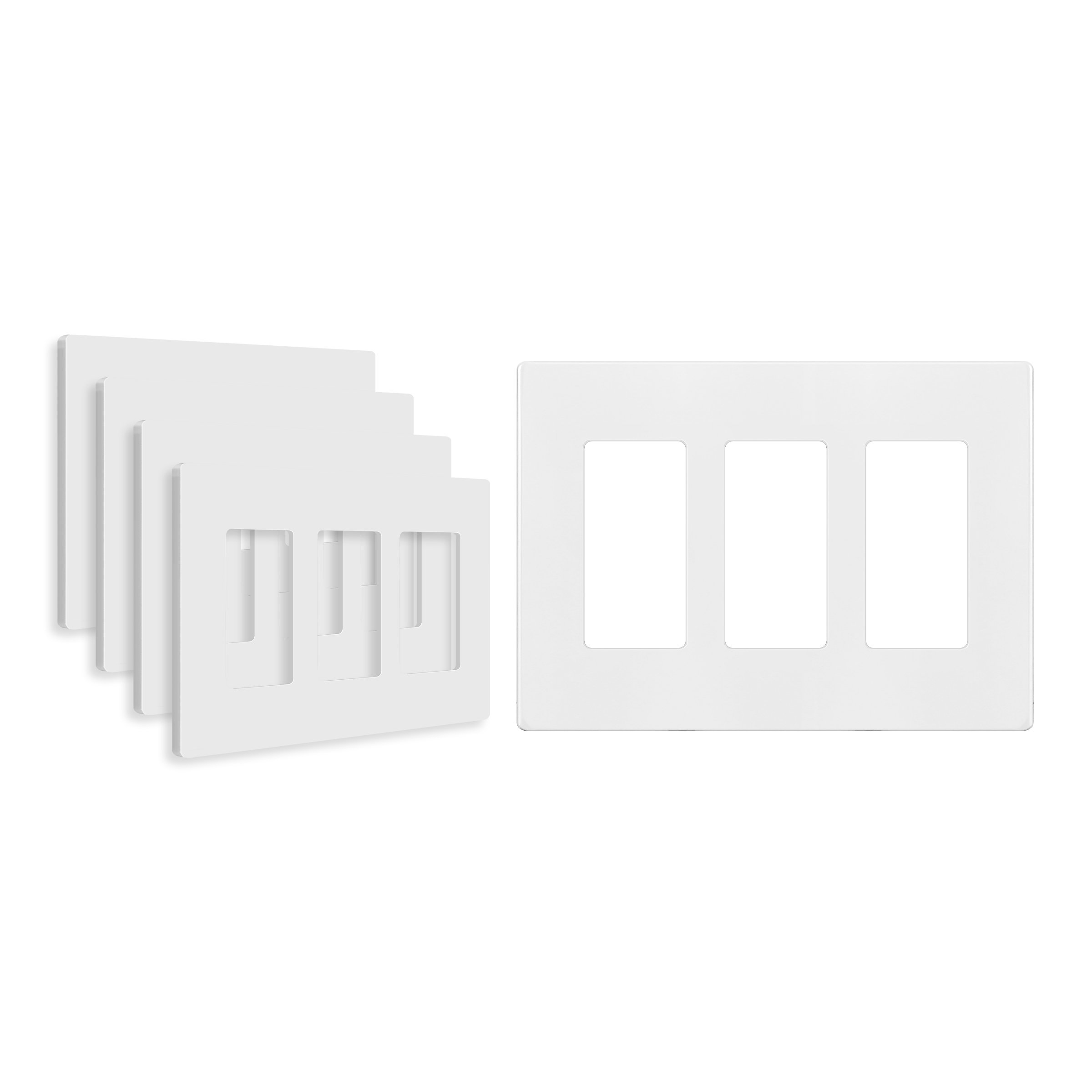 Enerlites 3 - Gang Wall Plate | Wayfair