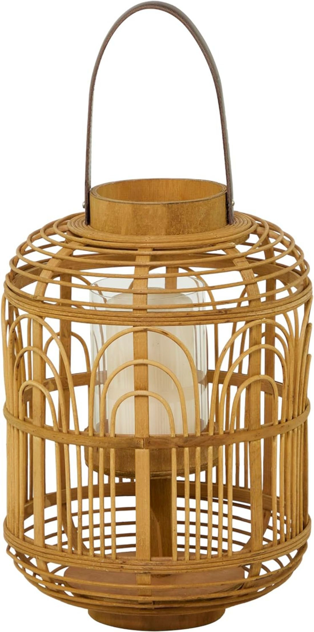 Bayou Breeze 15.35'' H Bamboo Lantern | Wayfair