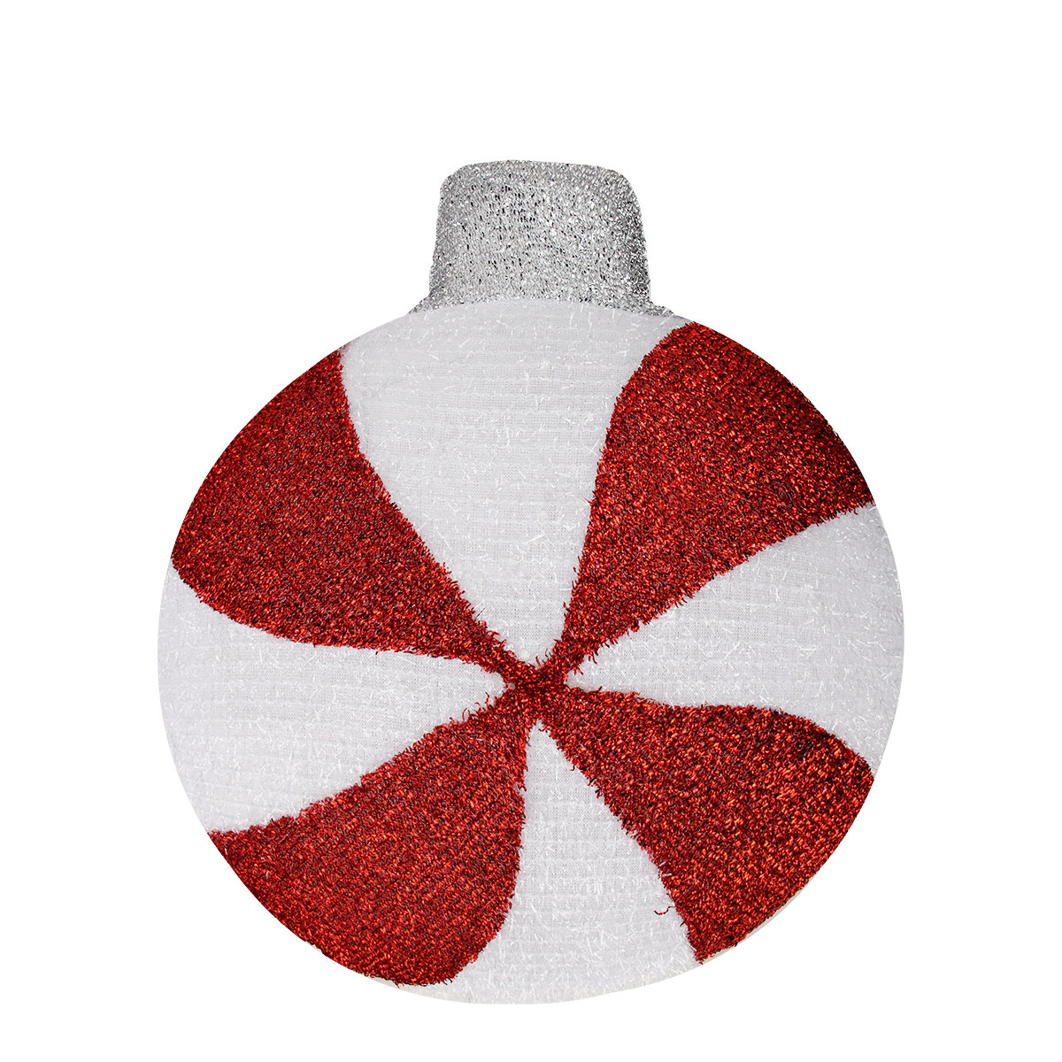 Northlight Seasonal 17.25" Pre-Lit Red and White LED Peppermint Twist ...