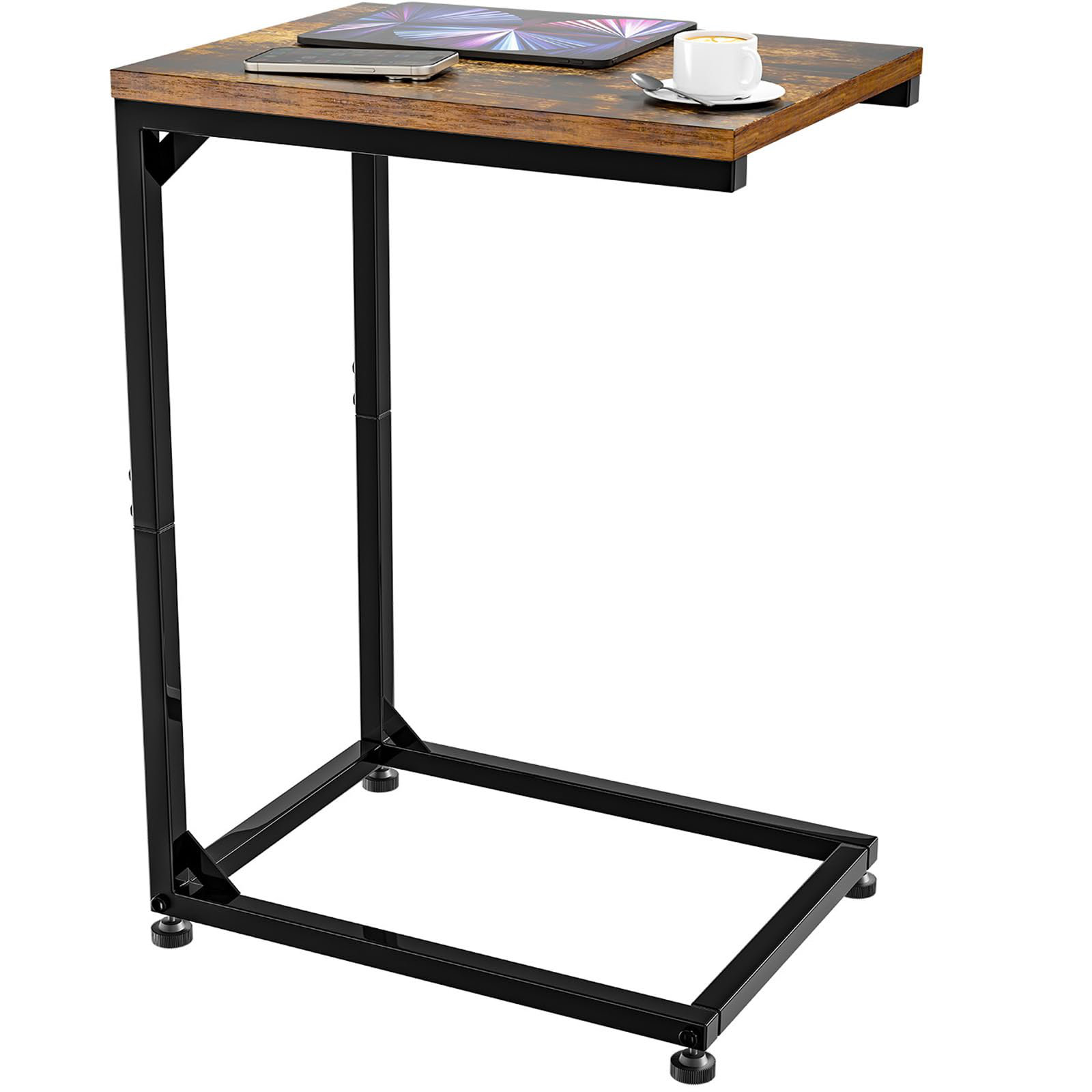 Ebern Designs Simple And Stylish C-Shaped Side Table, Sofa Table, Small ...