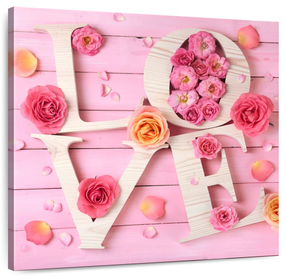 Trinx Kema Floral Love Wall Sign | Wayfair
