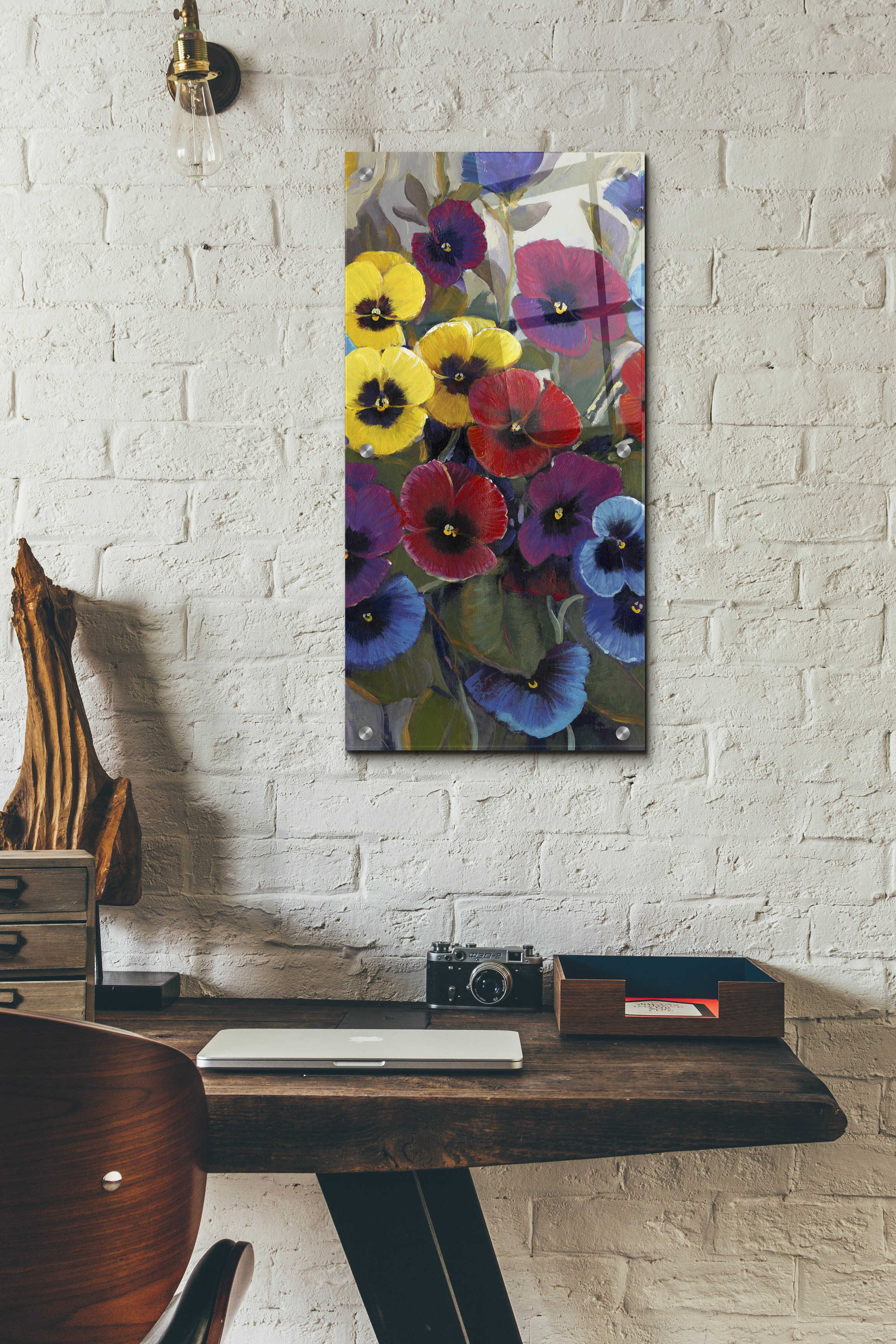 Lark Manor™ " Pansy Panel II " by Tim O'Toole | Wayfair