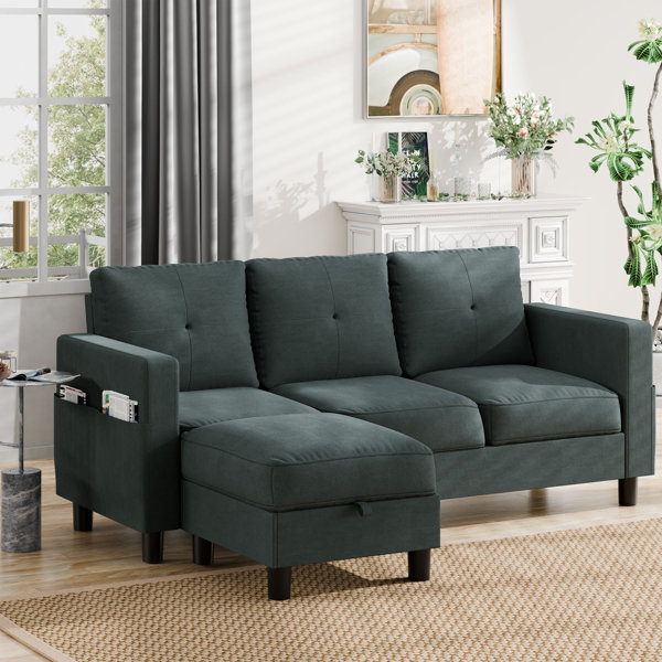 Sofa Chaises You'll Love | Wayfair