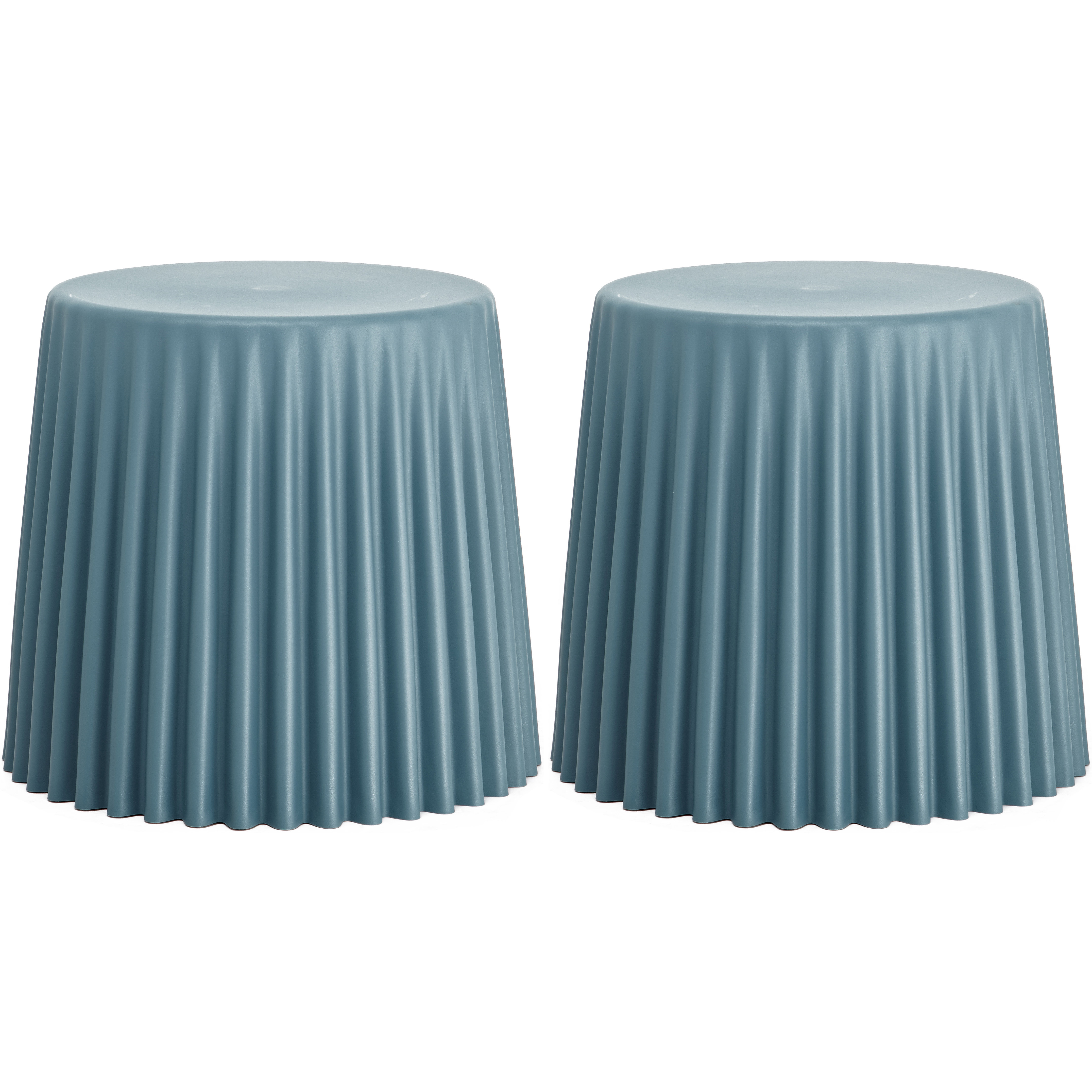 Orren Ellis 16.25" Stackable Stacking Round Shape Dining Stools Ottoman ...