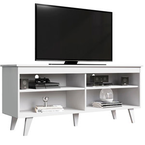 George Oliver Harmie TV Stand Entertainment Center with 4 Shelves and ...