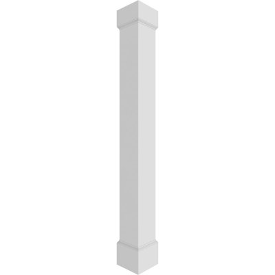 Ekena Millwork Square Non-Tapered Smooth Endura-Craft Column Wrap Kit ...