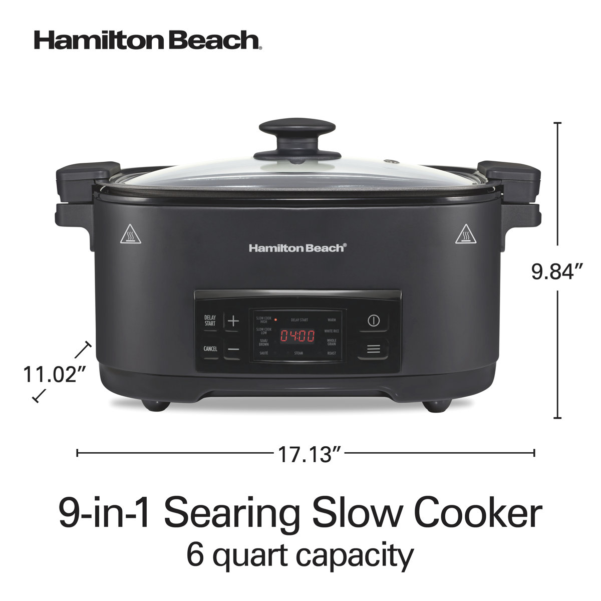 Hamilton Beach® 9-in-1 Searing Slow Cooker & Reviews | Wayfair