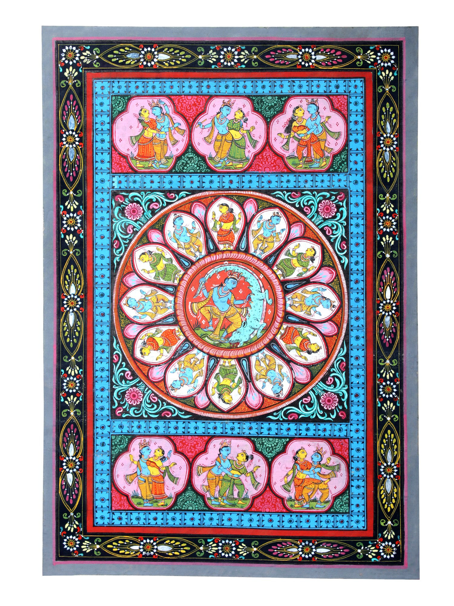 World Menagerie Lord Krishna Killing The Demon Aghasura And Radha ...