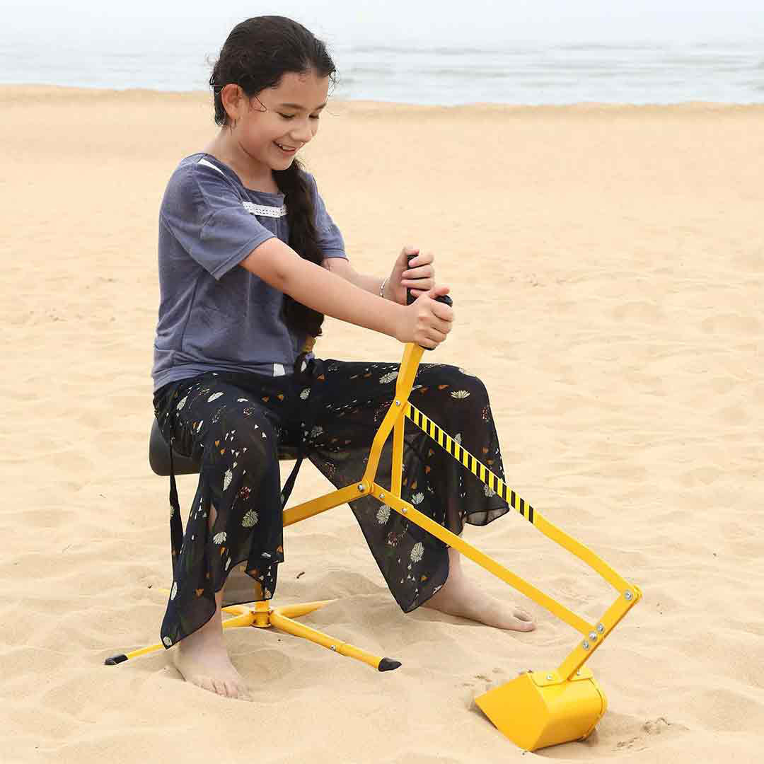 Stunver Sand Digger Sandbox Digger Toy, 360°Rotating Base, Sturdy ...
