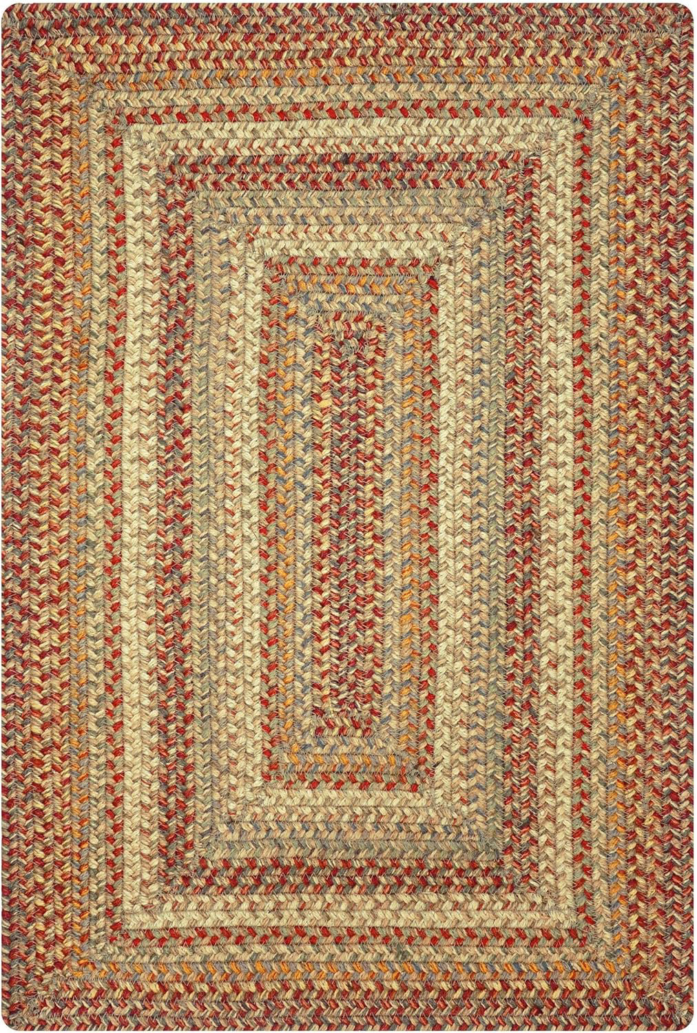 Gracie Oaks Doe Beige Braided Area Rugs, a Brown Jute Rug, Rustic Rug ...
