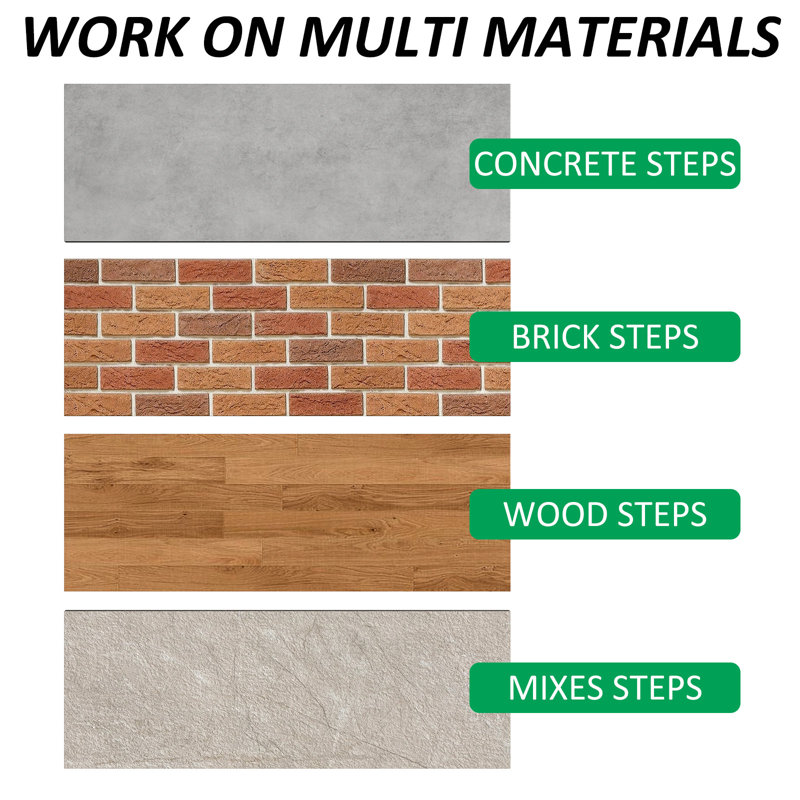 HOMLUX Hand Rails for Outdoor Steps, Wrought Iron Railing, Porch And ...