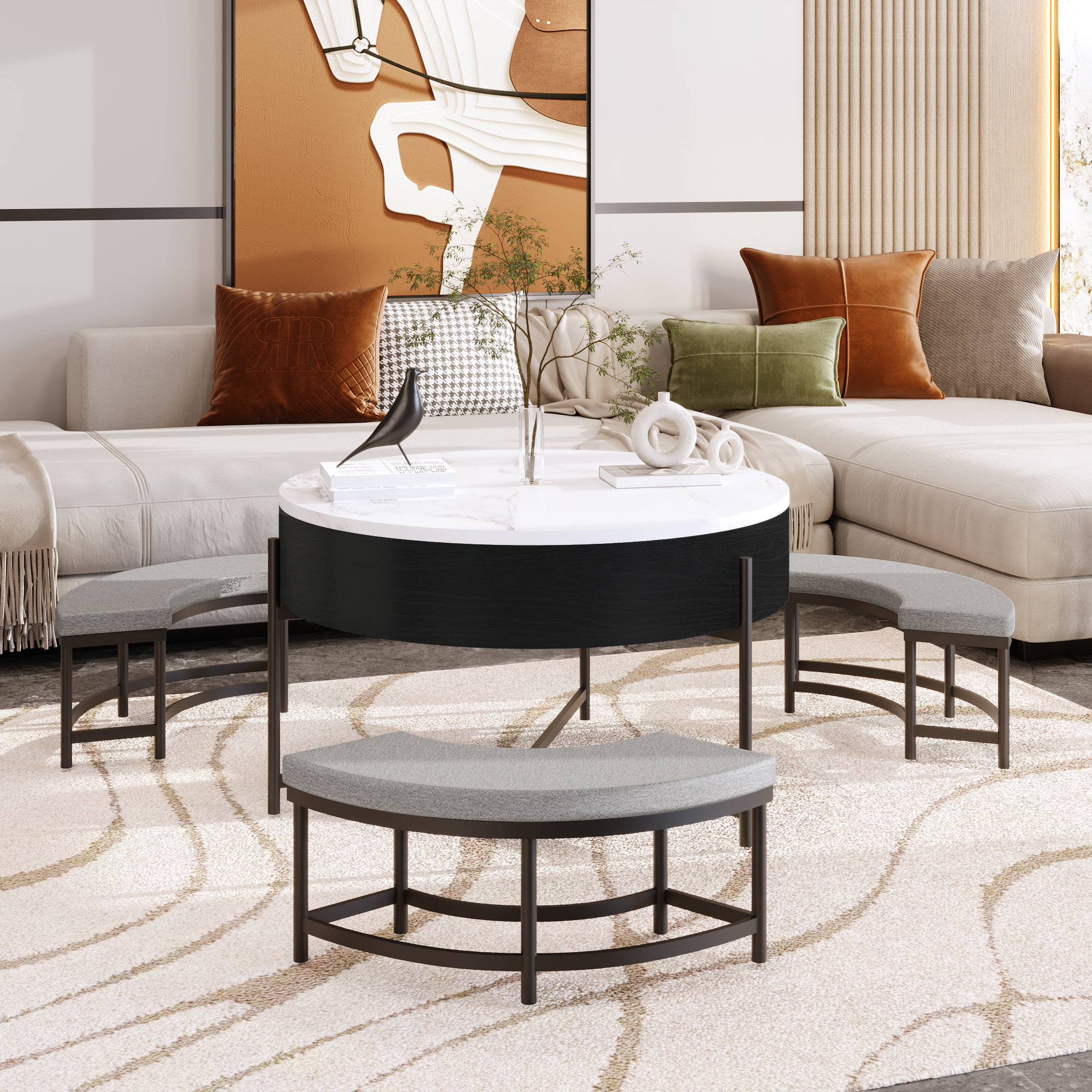 Brayden Studio® Bertineke Coffee Table | Wayfair