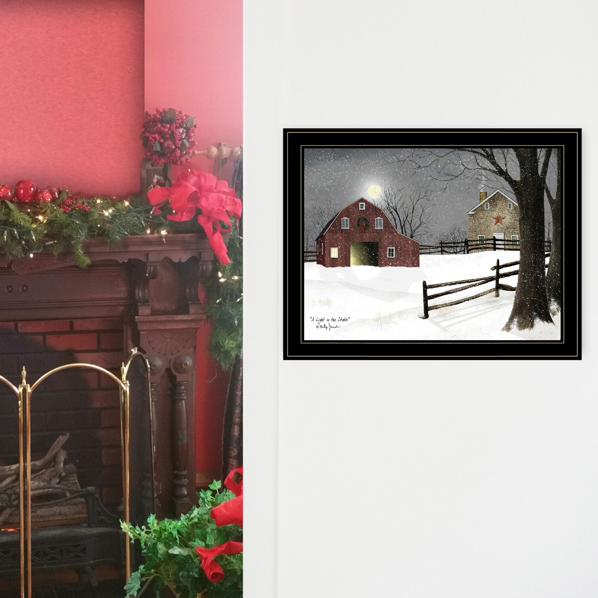 The Holiday Aisle® "Light in the Stable" By Billy Jacobs, Ready to Hang ...