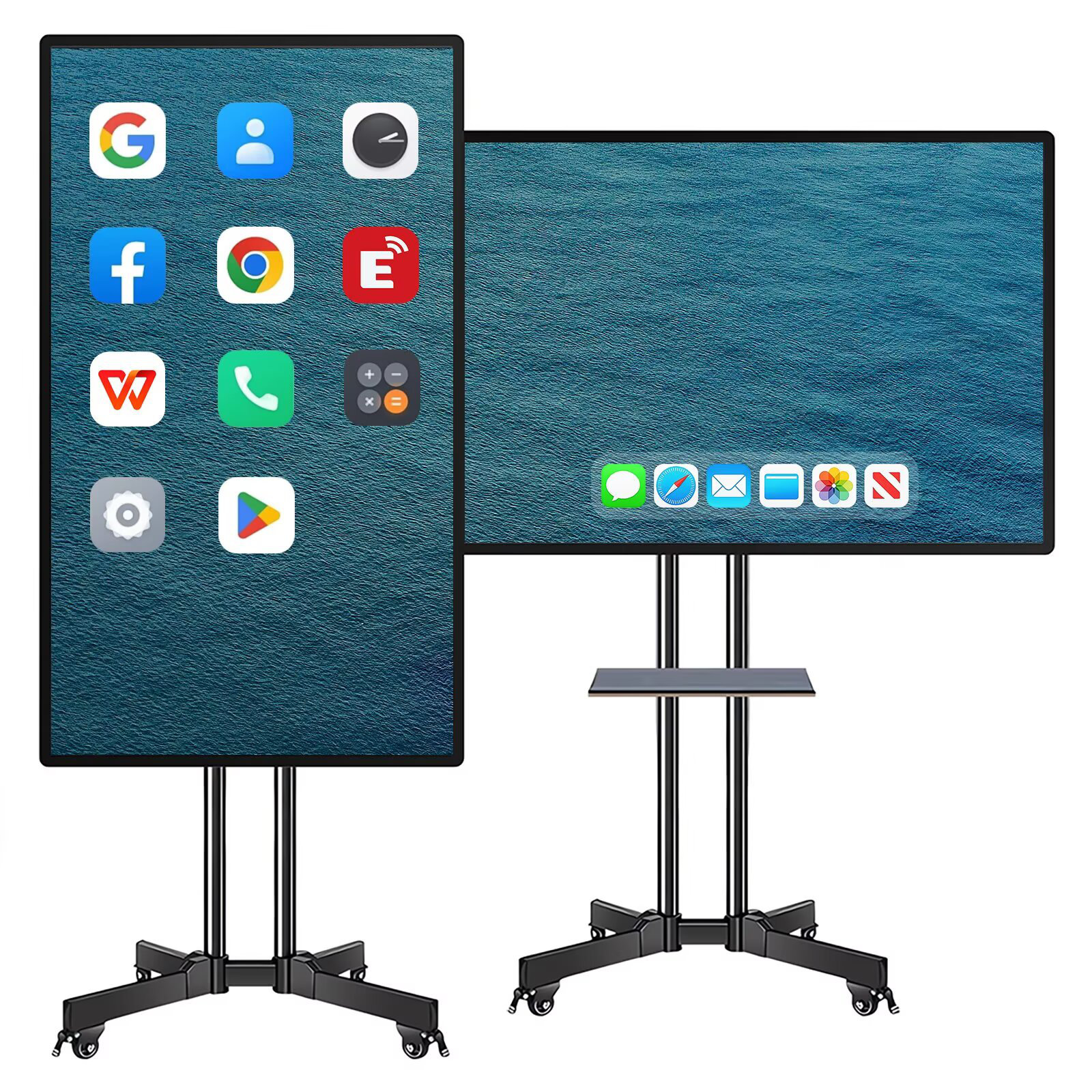 JYXCN 49 Inch Smart Board Portable Wireless Whiteboard for ...