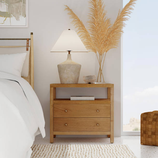 AllModern Nantucket Two Drawers Nightstand & Reviews - Wayfair Canada