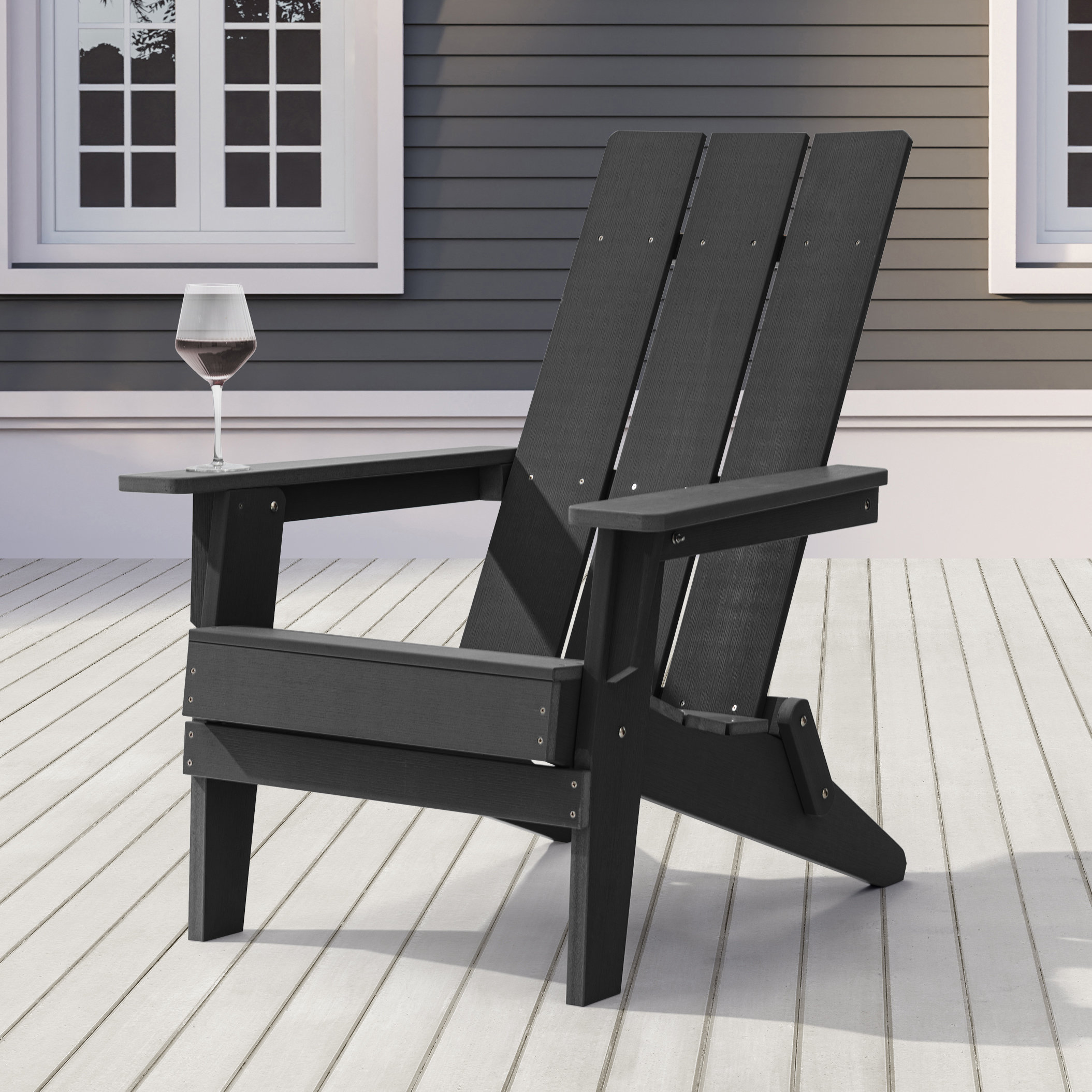 Highland Dunes Chaise Adirondack Volkard HiPS et avis - Wayfair Canada