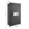 Paragon Safes In-Wall Safe with LED Keypad and 2 Manual Override Keys ...