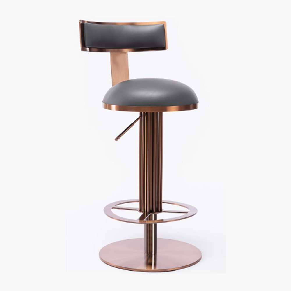 Everly Quinn Luxury Swivel Bar Stools with Adjustable Height | Wayfair