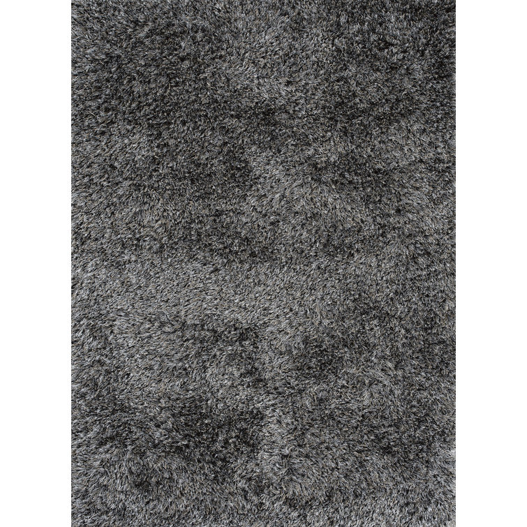 Linie Design Ronaldo Handmade Shag Wool Gray Area Rug & Reviews | Wayfair