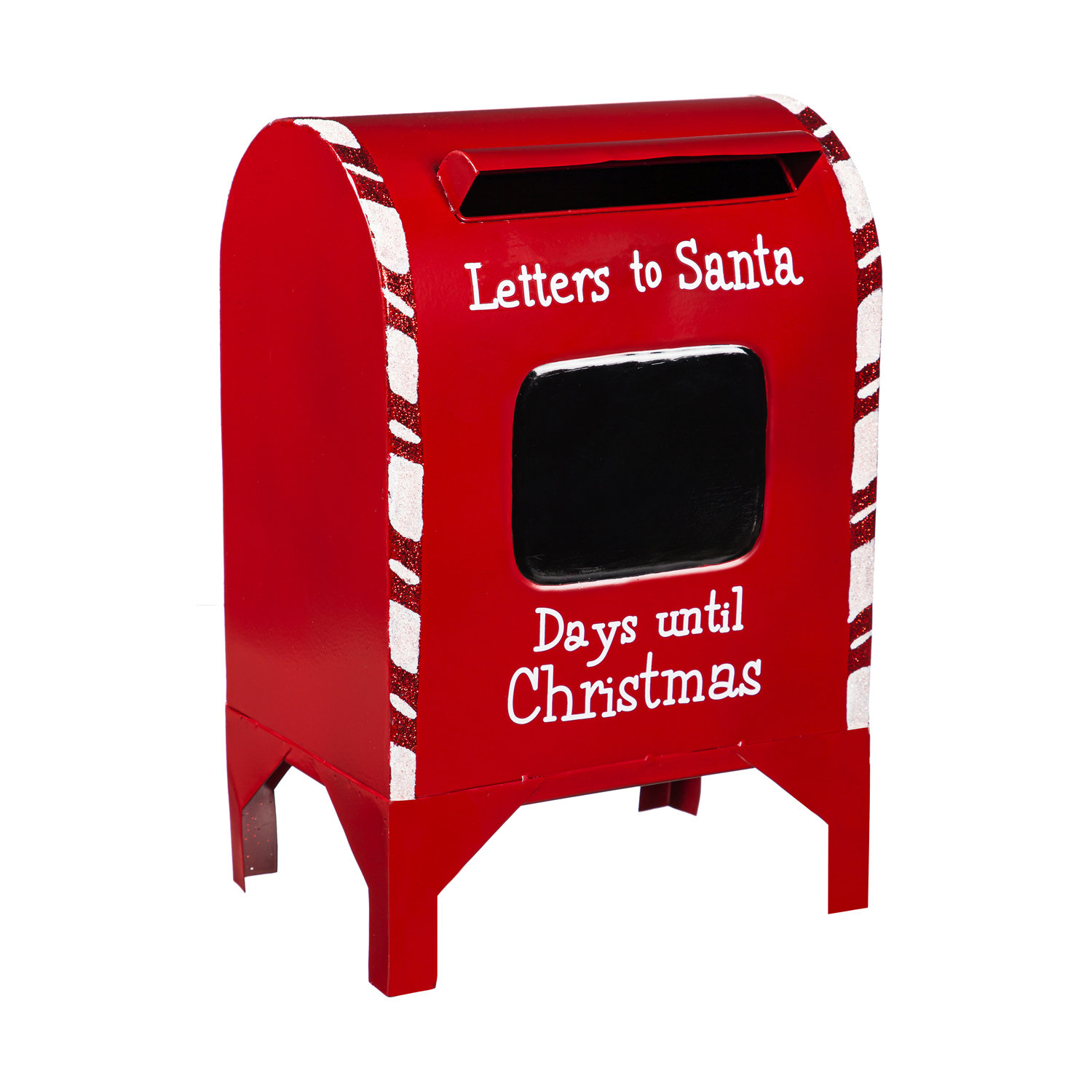 The Holiday Aisle® Letters To Santa Mail Box with Chalk Board | Wayfair